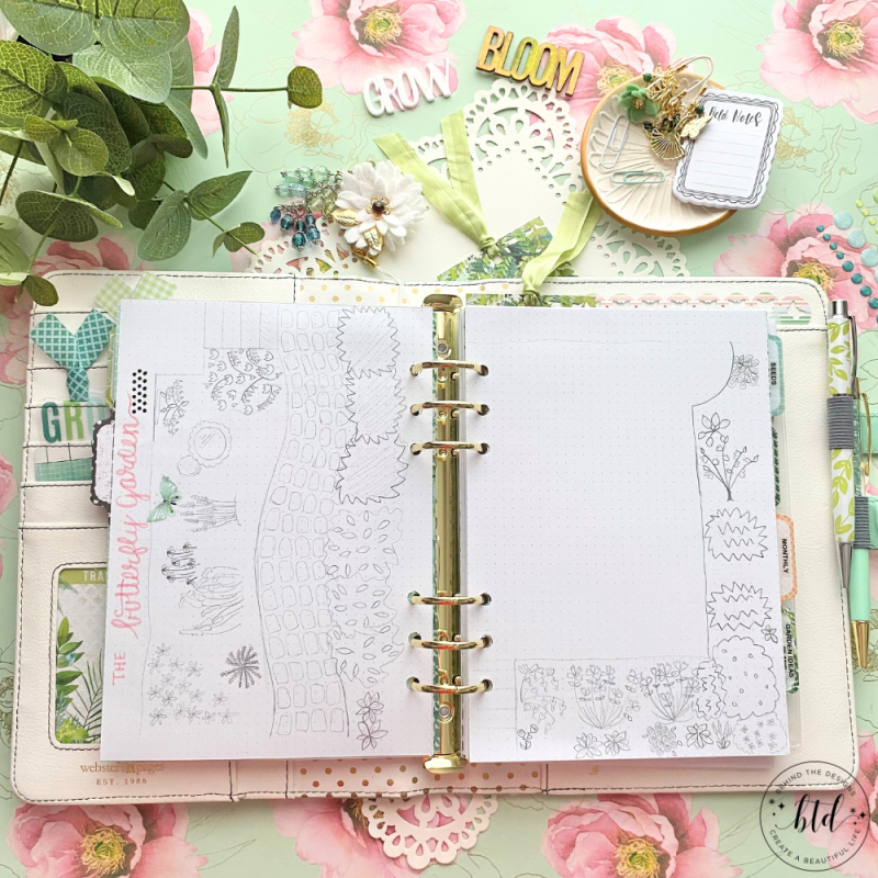 How to Set Up a Garden Planner Notebook - Behind the Designs