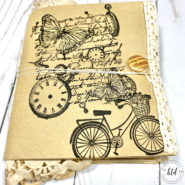 DIY Vintage Brown Paper Bag Junk Journal - Behind the Designs