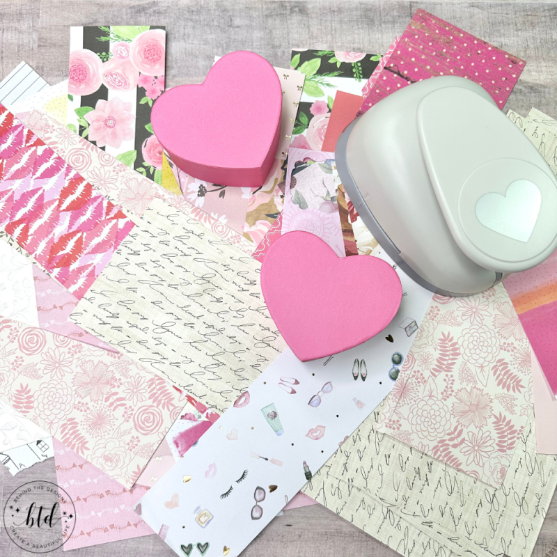 DIY Cricut Keepsake Love Notes Heart Boxes - Behind the Designs