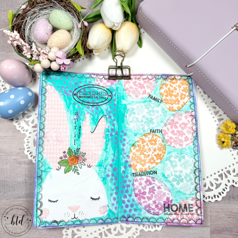 4 Easter Bunny Journal Page Inspiration Ideas - Behind the Designs