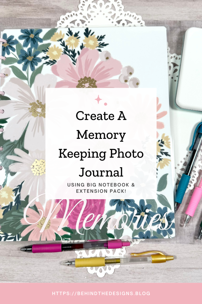 Create A Memory Keeping Photo Journal Using Happy Planner - Behind the ...